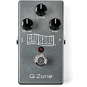 Dunlop QZ1 Q Zone Fixed Wah with 2 Instrument Cables and Dunlop Variety Pick Pack