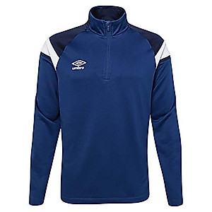 Umbro 1/4 Zip Top, Navy, Youth Large