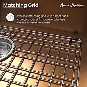 Swiss Madison Well Made Forever SM-KS758RG Farmhouse Kitchen Sink, Rose Gold