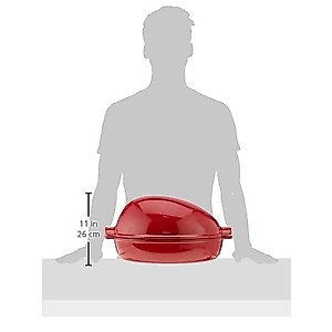 Emile Henry 4.5 Qt. Large Roaster | Burgundy