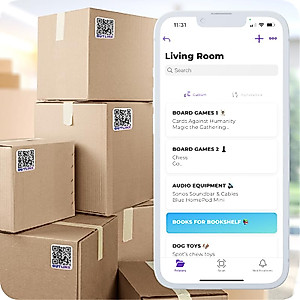 OUTLINX QR Smart Stickers | Stick Digital Notes to Your Things | The Original 4-Pack Bundle 32x Stickers