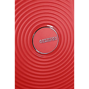 American Tourister Soundbox - Spinner Small Expandable Hand Luggage, 55 cm, 41 liters, Red (Coral Red)