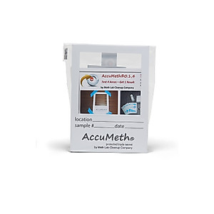 AccuMeth0.1,4-Part Methamphetamine Residue Detection Test Kit for Homes | 0.1 µg/100cm2 Legal Standard (Pack of 1)
