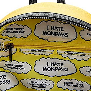 Loungefly Nickelodeon Garfield Womens Double Strap Shoulder Bag Mini Backpack Purse