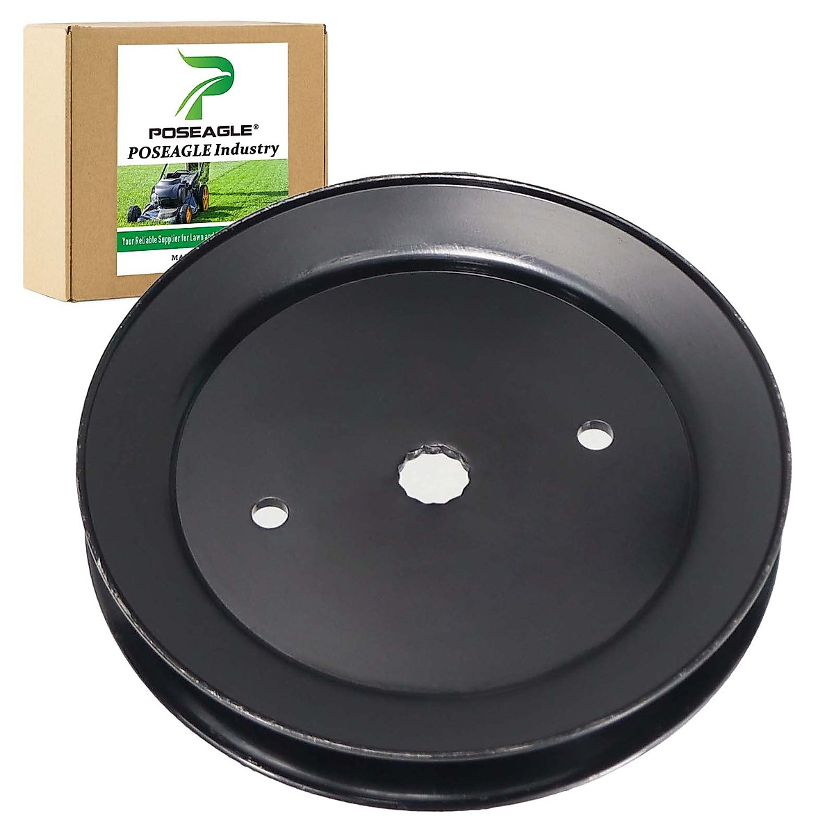 POSEAGLE 197473 Pulley Craftsman Replaces Husqvarna 532195945 Spindle Pulley, 197473 Pulley Husqvarna Pulley 197473 Spindle Pulley, Husqvarna 532197473, Craftsman 195945 Pulley, Ariens 21546446