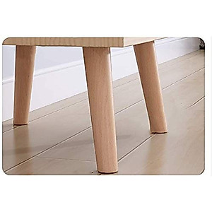 AYKDAS Bedside Table Bedroom Bedside Table, Bedside Table Bedside Table Solid Wood Double Drawer Cabinet for Bedroom Living Room Apartment, Full Assemble