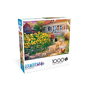 Buffalo Games - Farm Flower Pups - 1000 Piece Jigsaw Puzzle