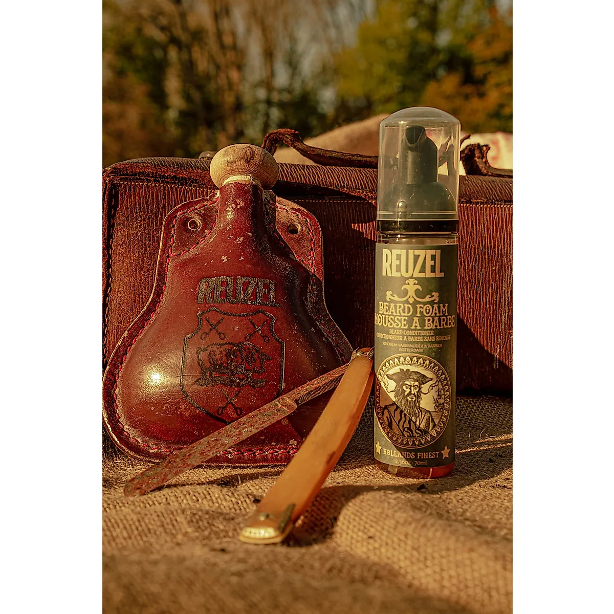 Reuzel Beard Foam, Reduces Beardruff And Itchy Skin, 2.36 Oz