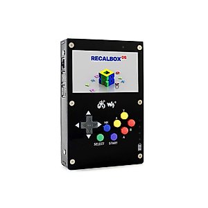 waveshare GamePi43 Portable Video Game Console Compatible with Raspberry Pi B+/2B/3B/3B+ 4.3inch IPS Display 800×480 Pixels Raspberry Pi 3B+ Included