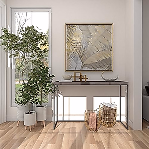 Deco 79 Contemporary Metal Round Storage Basket, Set of 2 13", 11"W, Gold