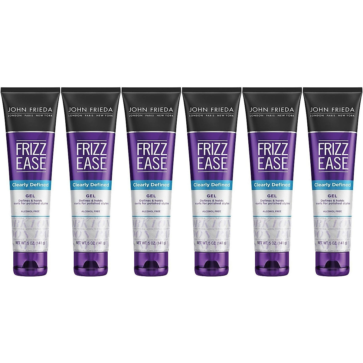 John Frieda Frizz-Ease Gel Clearly Defined 5 Ounce (145ml) (6 Pack)