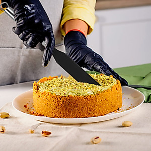 DOITOOL Crepe Spreader and Spatula Set - Stainless Steel Crepe Spreader Tool - Crepe Spatula Crepe Maker Accessories for Crepe Pan, Injera Maker, Pancake Maker