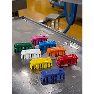 Vikan 38913 UST 6.9" Hand Brush - Stiff, Blue