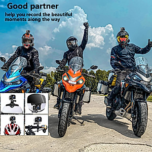 Xilecam Action Camera 4K/20M /WiFi/4*Zoom/2.4 G Remote Control 2 * 1350mAh Battery Waterproof Camera Underwater 131FT/170 Degree Wide Angle Sports Camera (4K+2.4G) X3R