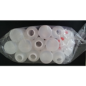 SanDaveVA Brand 4oz Plastic Squeeze Bottles Yorker Caps 12/pk Food Grade Highly Squeezable for Cake Decorating, Condiments, Paint, Crafts, Tattoo Ink, Dye or Glue Long Replacement Caps Included