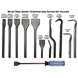 Wilde Tool 516.NP/CC 11" Gasket Scraper-1" Face