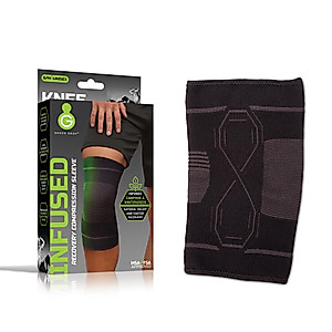 Green Drop Professional Knee Brace - Compression Sleeve Support for Men & Women - Breathable Patented Medical Grade Natural Relief Herb-Infused Support for Sports, Running, Injury Recovery, Arthritis