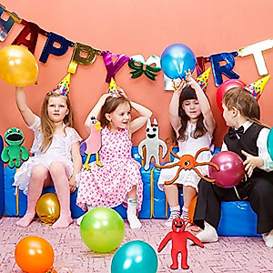 SALACICI Garten of Banban Plush, Garden of Ban Ban Jumbo Josh Plush, Opila Bird Plushies, Monster Horror Stuffed Figure Dolls, Suitable for Gifts to Fans and Friends(6PCS)