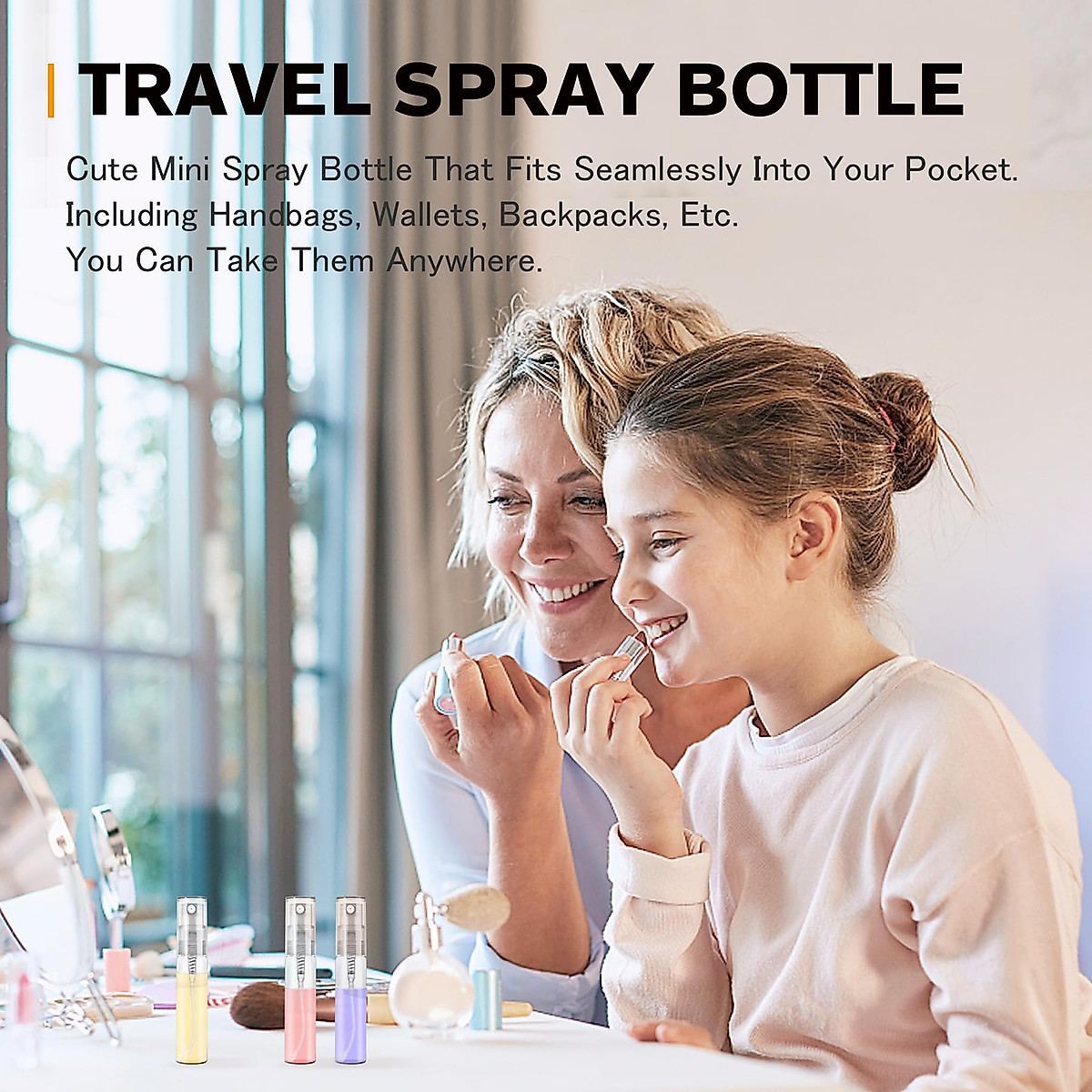 Csdtylh Mini Spray Bottle 5ml, Refillable Glass Spray Bottle, Glass Bottle Atomizer, Perfume Mouthwash Atomizer for Cleaning 5ml Refillable Container for Travel, Essential Oils, Perfume 60 Pcs, 5ml