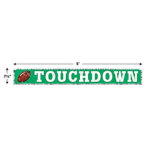 Metallic Touchdown Fringe Banner Party Accessory (1 count) (1/Pkg)