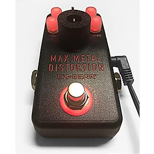 Max Metal High Gain Distortion Pedal with Full Range EQ for Metal & Thrash Guitar