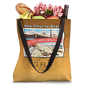 New Smyrna Beach Florida FL Large Letter Postcard Postmarked Tote Bag