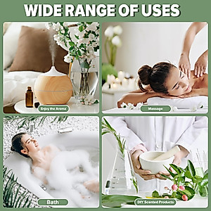 PHATOIL 9PCS Premium Quality Essential Oils Set for Soap Making Diffusers, 10ml/0.33fl. oz Fragrance Oils, Long Lasting Scents, Ideal Gift Set for Friends and Families