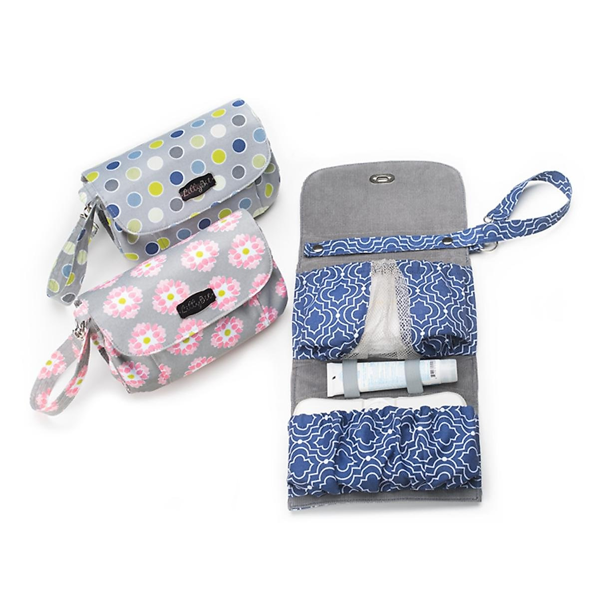 DEMDACO Lillybit Diaper Clutch, Floral