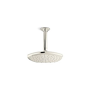Kohler 27051-SN OCCASION™ 8" single-function 2.5 gpm rainhead, Vibrant Polished Nickel