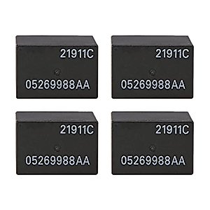 05269988AA Relay 05269988AA 21911C Multi-Purpose Automotive Relay, Accessory Power Supply 12VDC 10A Relay 5 core(4PCS)