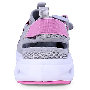 Nautica Womens Water Shoes Jogging Quick Dry Pool Sports Sneaker-Aslin-Grey Pink-6