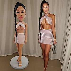 Custom Bobblehead,Personalized Custom Full,Custom Personalized Unique Handmade Bobbleheads Figurine,Action Figure Based on Your Photo (5.9"(15cm))