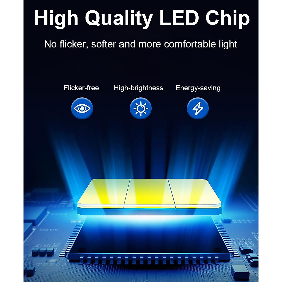 Radar Motion Sensor Light Bulbs, E26 Base, Non-Dimmable, 18W (150W equivalent) Dusk to Dawn Motion Activated LED Security Light for Hallway, Garage, Basement, Frontdoor, Balcony (Cool White, 1 Pcs)