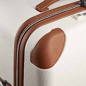 DELSEY PARIS Chatelet Air 2.0 Hardside Luggage with Spinner Wheels, Angora, 2 Piece Set, (20/28)