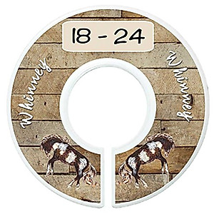 Mumsy Goose Baby Nursery Closet Dividers, Closet Organizers Baby Boy Barnyard