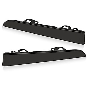 PIT66 Front Bumper Headlight Grille Filler Set, Compatible with 2001-2004 Toyota Tacoma 2WD/4WD #52513-35060