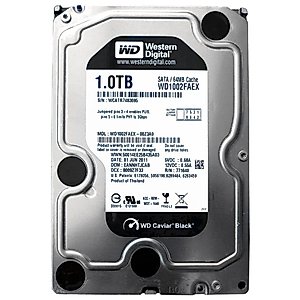 WD1002FAEX Western Digital 1tb 7200rpm Serial Ata/600 Serial Ata Inte