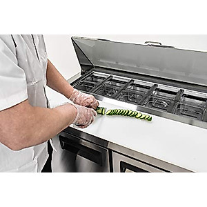 FSE 47-Inch Two-Door Refrigerated Commercial Salad/Sandwich Prep Table, 12 Cubic Feet, Stainless Steel, 115 v, (MRSL-2D)