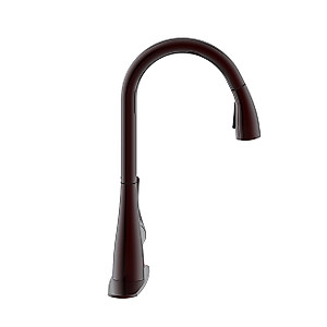 Westbrass KA03A-12 Dual Sensor-Touchless Motion Sensor Control Kitchen Faucet with Pull Down Sprayer Head, Oil Rubbed Bronze