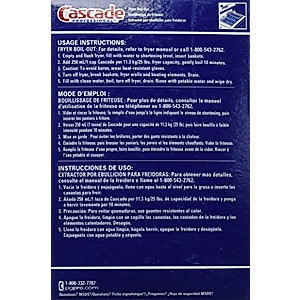 Cascade with Phosphates Professional Fryer Boil Out 85-oz (1)