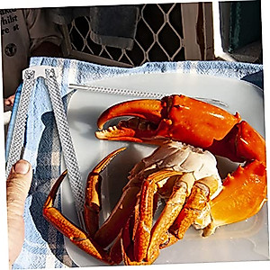 DOITOOL 1 Set Crab Claw Metal Forks Pliers Set Pliers Tool Crab Crackers Seafood Forks Picks Walnut Pecan Tool Seafood Accessory Compact Lobster Crackers Portable Crab Crackers Silver Crab