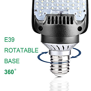 OSTEK LED Shoebox Area Corn Light Bulb 115W LED Retrofit Kits 5000K E39 Rotatable Mogul 16100LM LED Commercial Lighting - Post Street Light Security Lights Parking Light LED Paddle Bulb