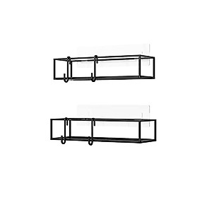 Umbra Cubiko Shower Bin Caddy Set, Black