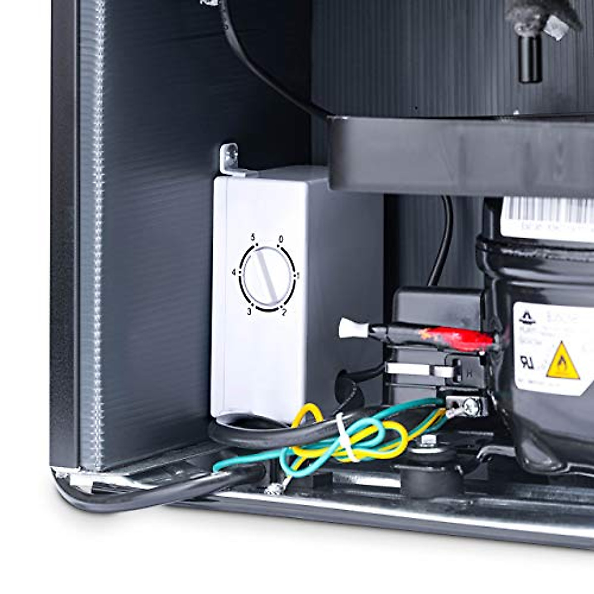 NewAir Mini Fridge Beverage Refrigerator and Cooler, Free Standing Glass Door Refrigerator Holds Up To 60 Cans, Cools to 37 Degrees Perfect Beverage Organizer For Beer, Wine, Soda, and Pop