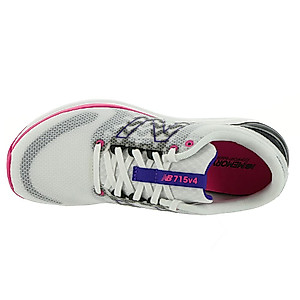 New Balance Women's 715 V4 Cross Trainer, White/Pink, 8