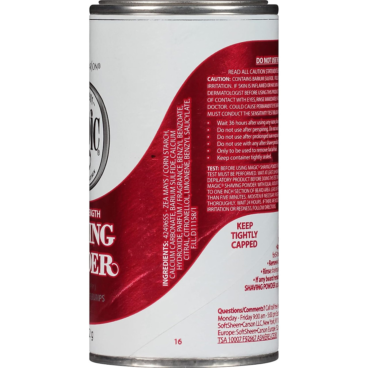 Magic Red Shaving Powder 5.0 oz. Extra Strength Depilatory by Magic