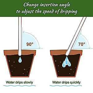 Self-Watering Glass Globes 2PCS Flamingo Gradient Hot Pink 10" Long Hand Blown Bulbs Pot Plant Waterer Home Indoor Outdoor Garden Patio Hanging Flower Aqua Spike Decorative Automatic Irrigation System