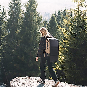 EnginStar 150W Small Solar Generator with 40W Solar Panel, 6 Outputs 42000mAh Portable Charger Power Bank for Outdoor Home Emergency