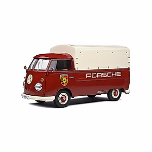 solido 421182320 1:18 Volkswagen T1 Pick-UP Porsche Service RED 1950