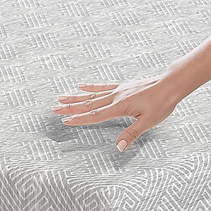 Vibe Heather Grey Gel Memory Foam Mattress, CertiPUR-US and Oeko-TEX Certifed Bed-in-a-Box in Ultra Small Package, 10-Inch, Full